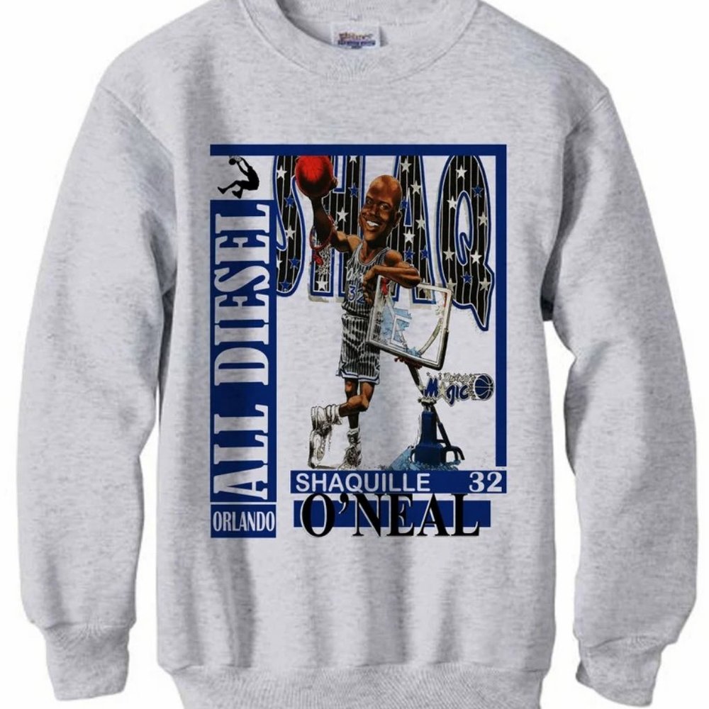 Shaq All Diesel Shaquille Oneal Orlando Magic Caricat… - Gem